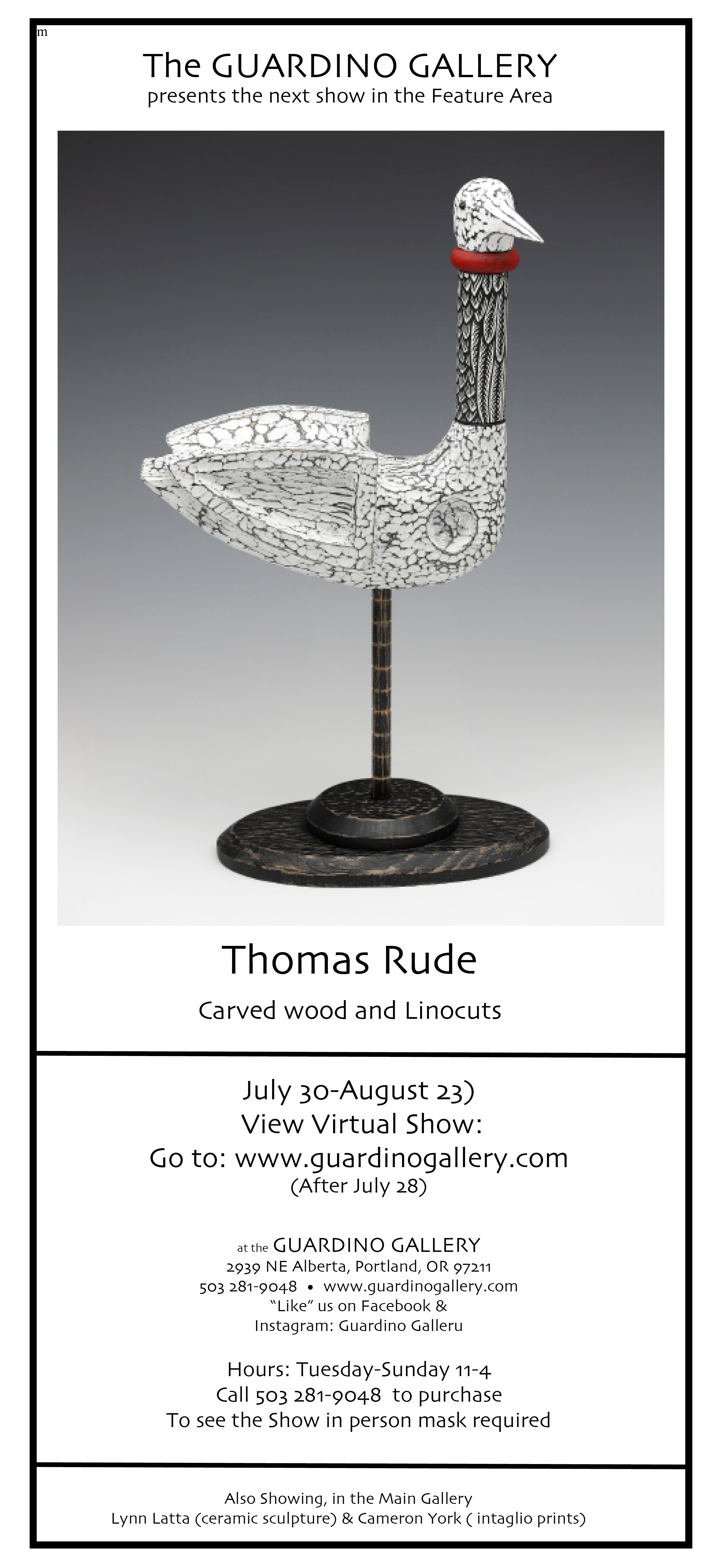 August 2020: Thomas Rude – Guardino Gallery